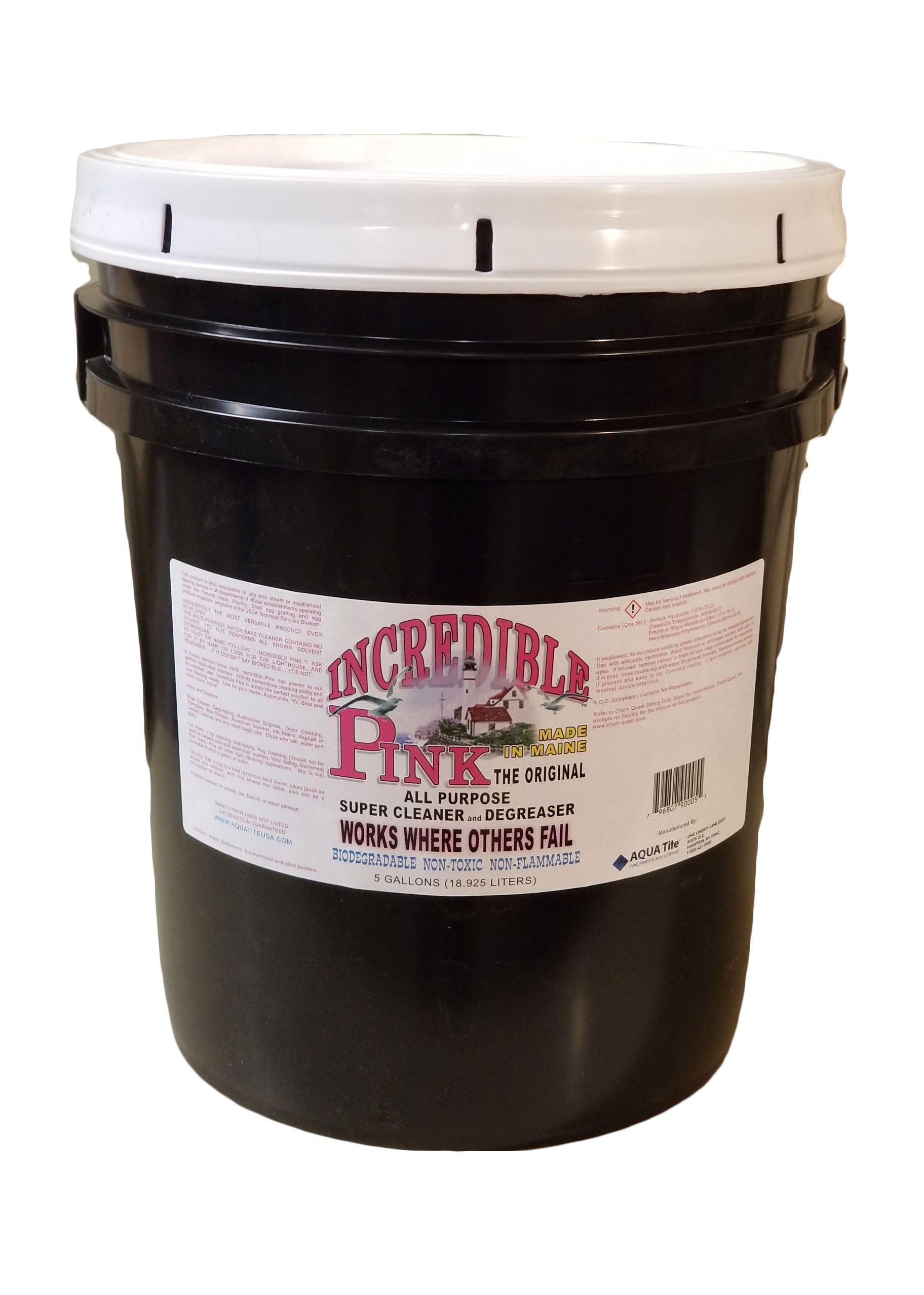 ChemQuest Incredible Pink All Purpose Cleaner & Degreaser, 5 gal Pail ...